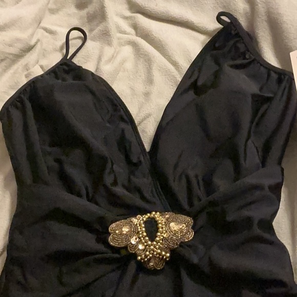 Shape FX | Swim | Shape Fx Black Bodysuit One Piece | Poshmark